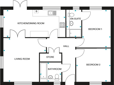 Formby Two Bedroom Bungalow